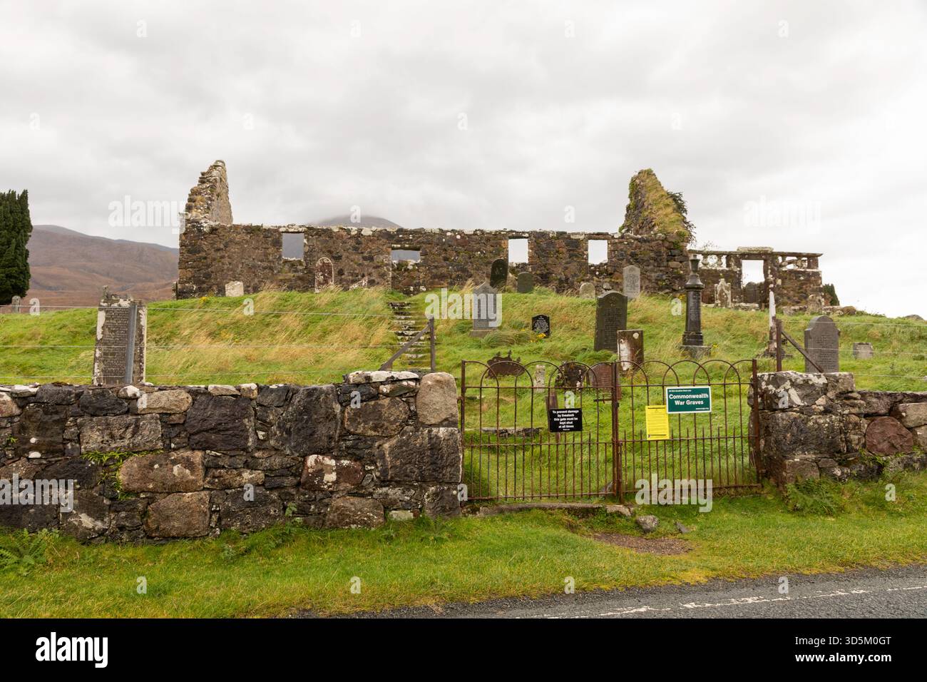 The ruins of Christ's Church, built around the 16th century, and a ...