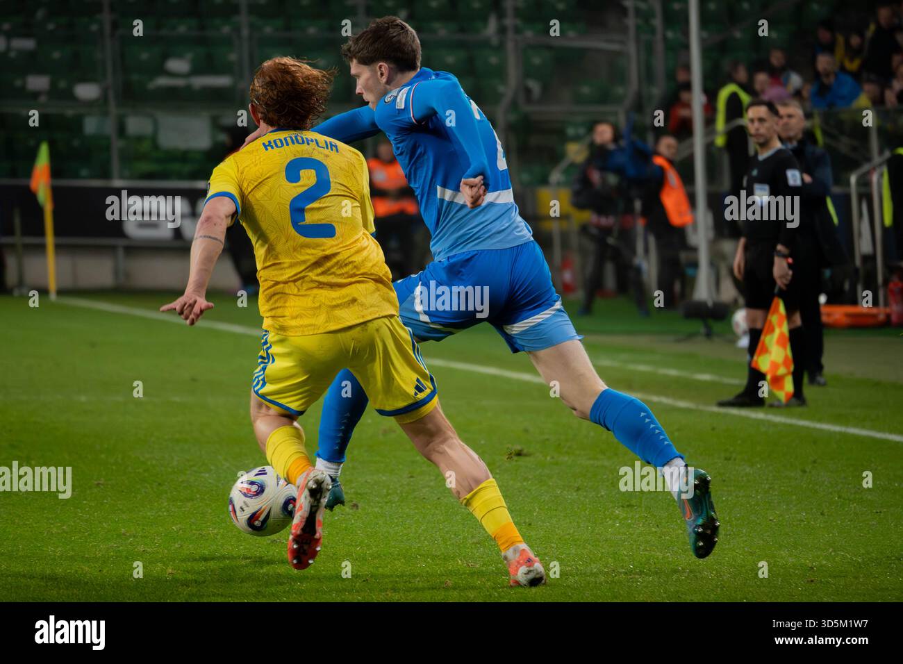 Warsaw, Poland. 16 November 2025. ANDRI GUDJOHNSEN OF Iceland and ...