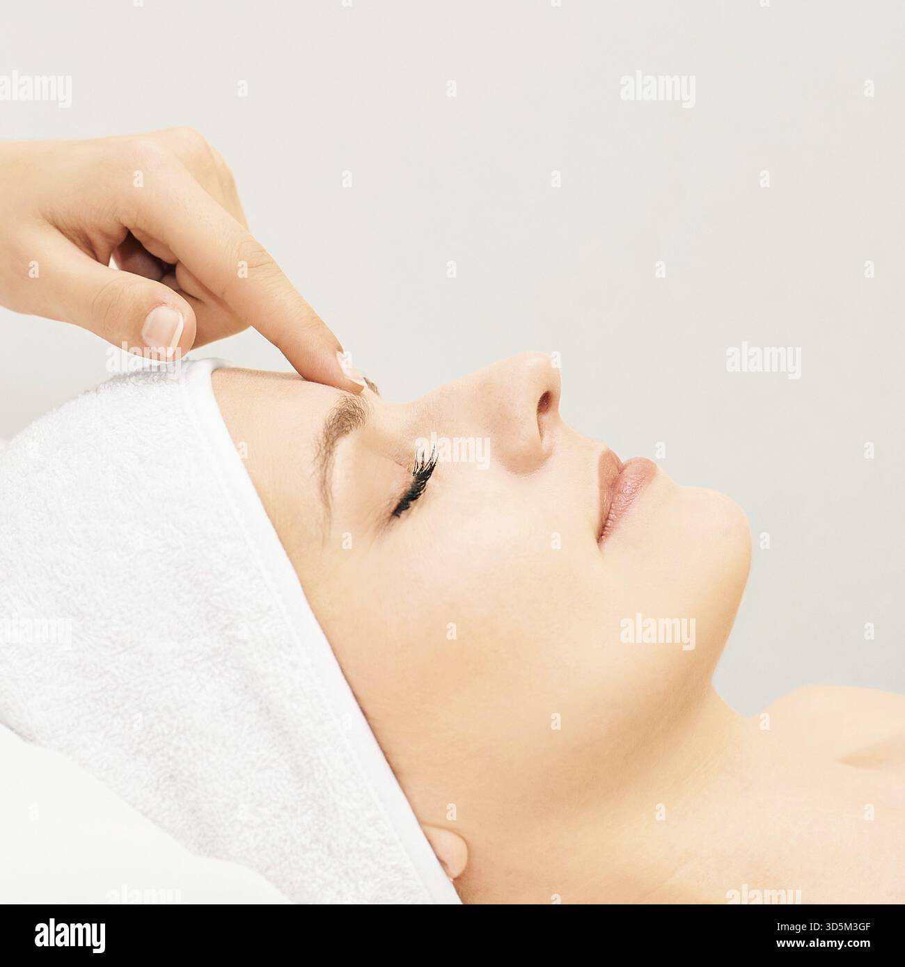 Face professional massage. Spa skincare treatment. Health facial ...