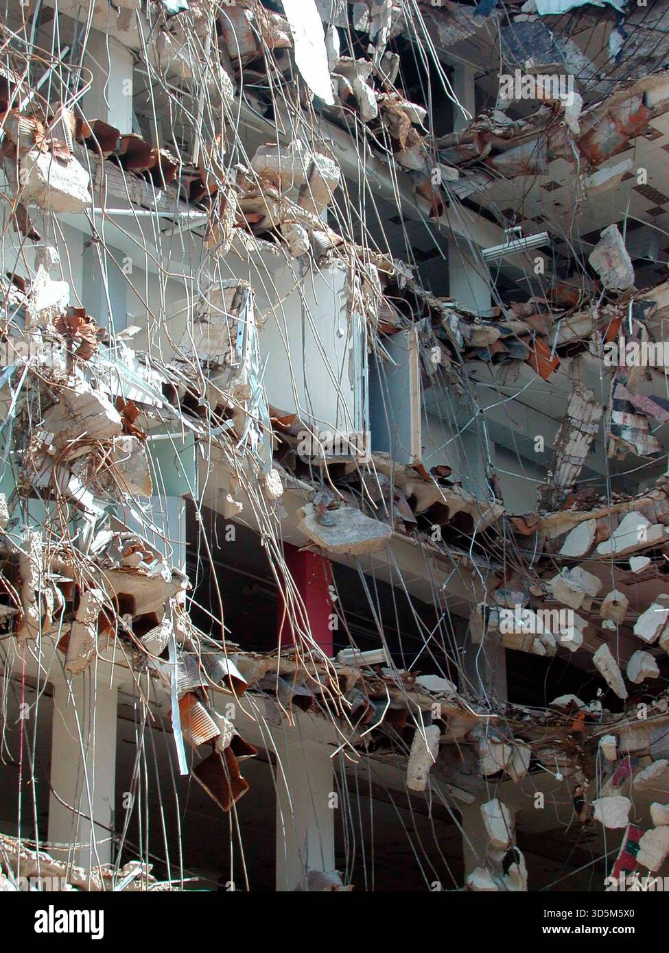 demolition of a building and renovation works in construction industry ...
