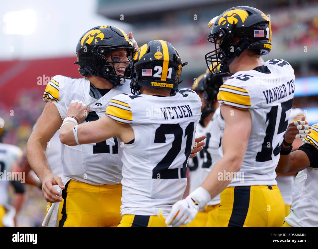 November 15, 2025 Iowa Hawkeyes quarterback Mark Gronowski (11 ...