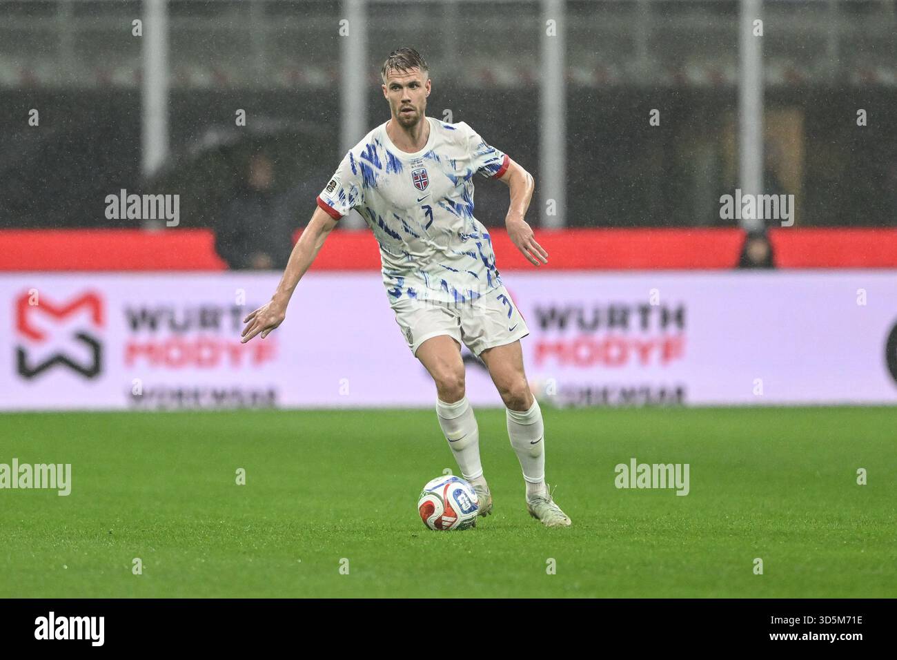 Kristoffer Ajer of Norway in action during the 2026 FIFA World Cup ...