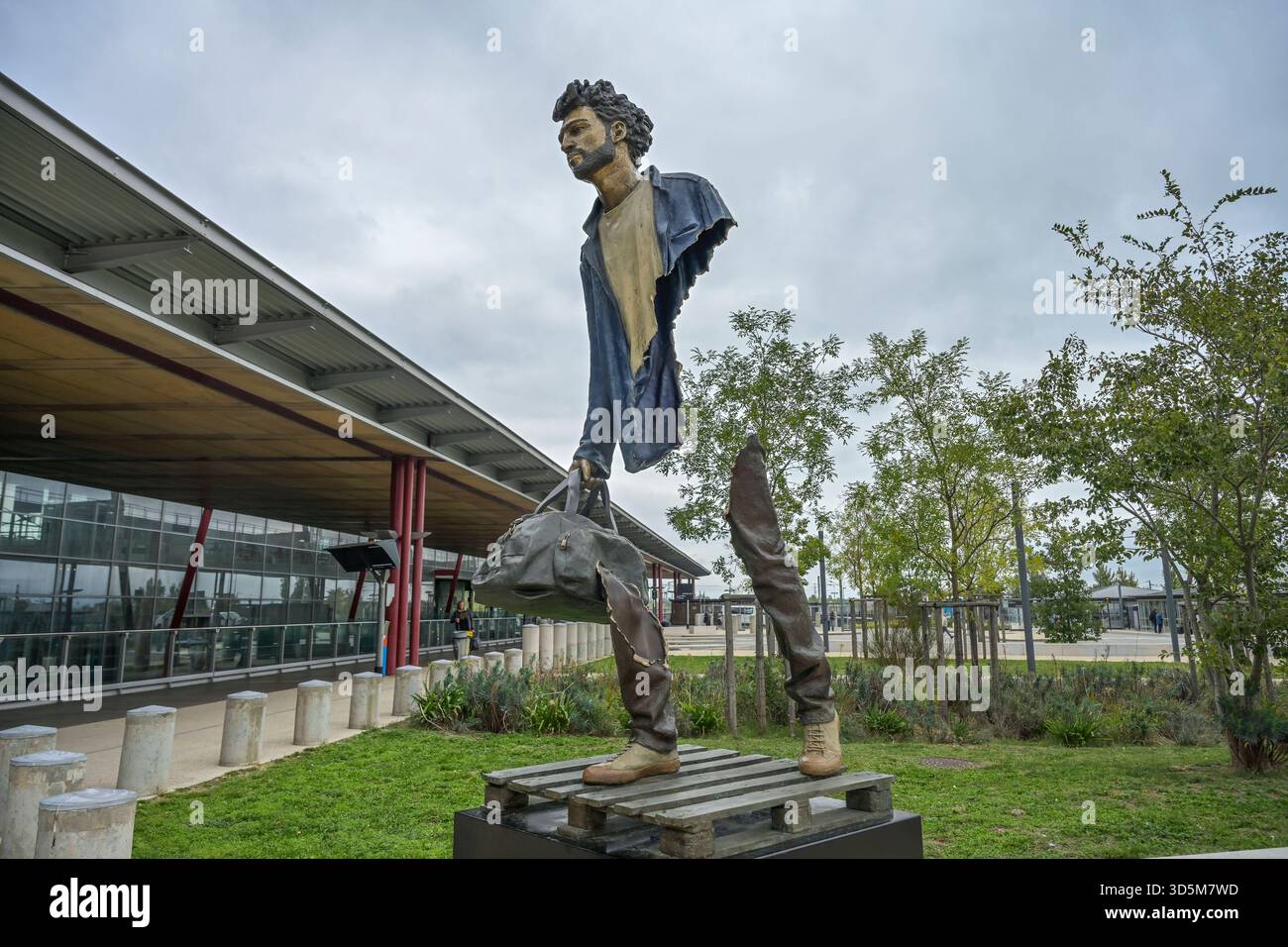 Kunstwerk von Bruno Catalano, Benoit, Valence, Frankreich *** Artwork ...