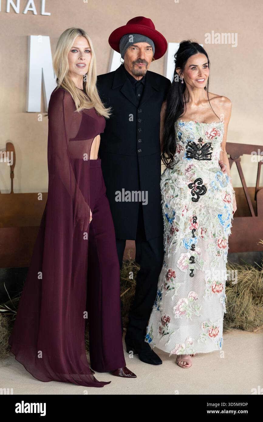 Ali Larter, Billy Bob Thornton & Demi Moore (R) attend the "Landman ...