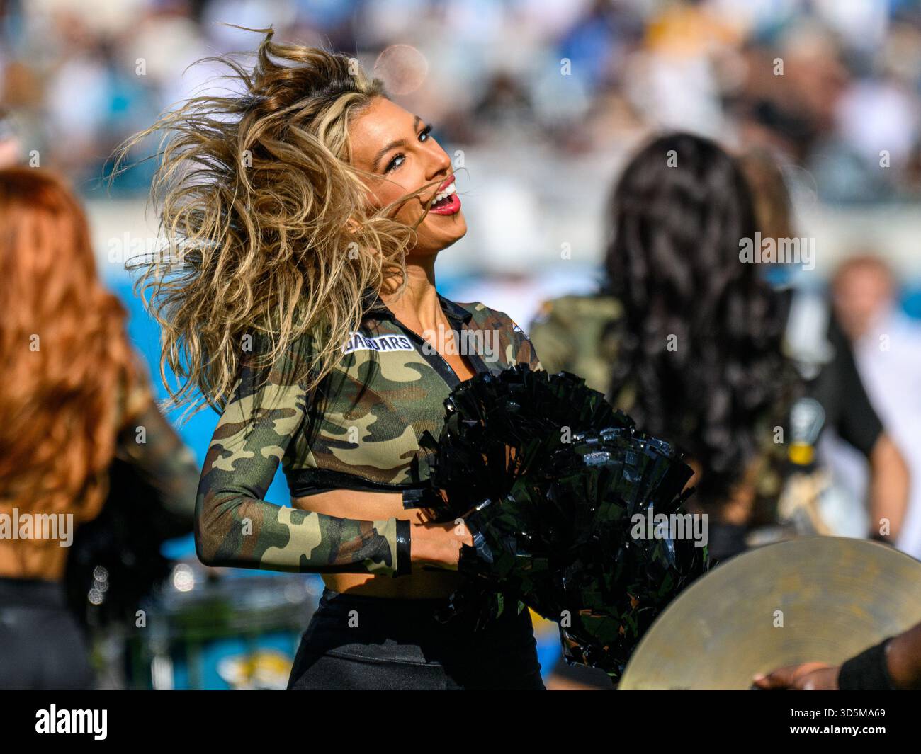 November 16, 2025: Jacksonville Jaguars cheerleaders The Roar perform ...