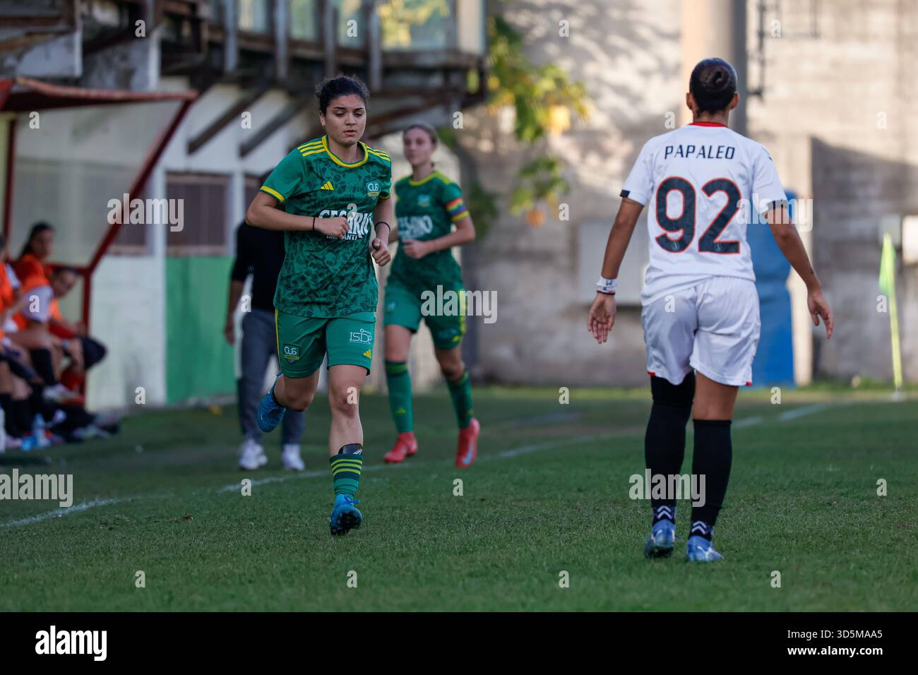 during the Italian Woman Serie C football match between CUS Cosenza and ...