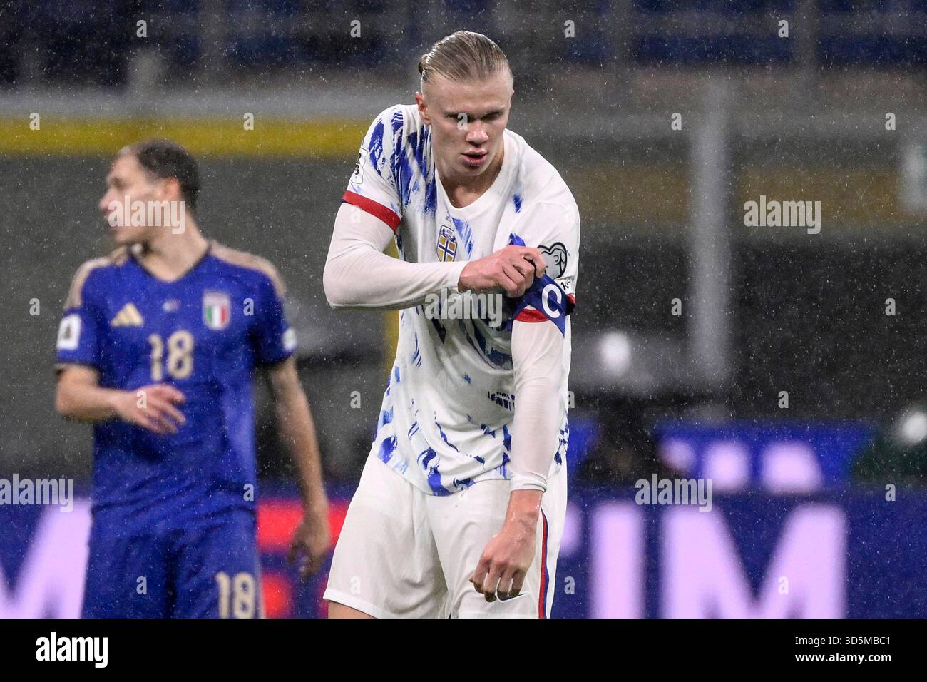 Erling Haaland of Norway FIFA 2026 Qualifier football match between Italy and Norway at San Siro ...