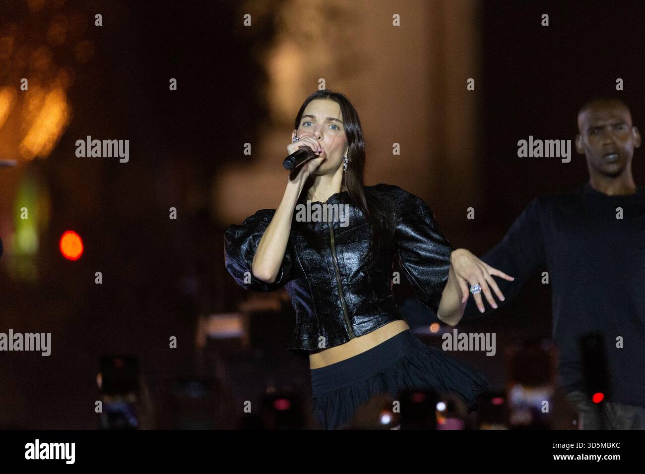 Charlotte Cardin attends the Champs ELysees's Chritmas lights on ...