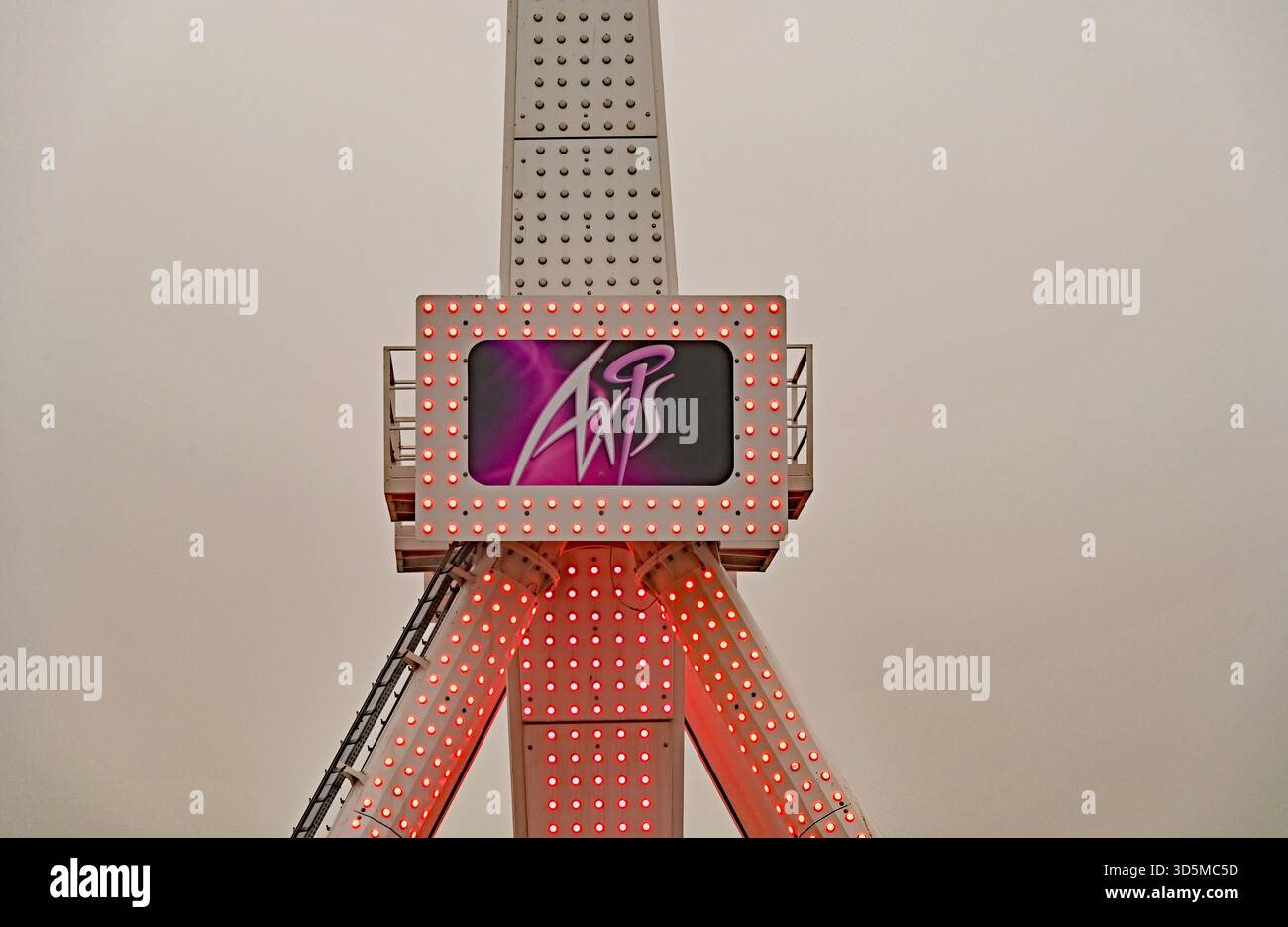 15 November 2025. The Axis Ride at Adventure Island, Southend on Sea ...