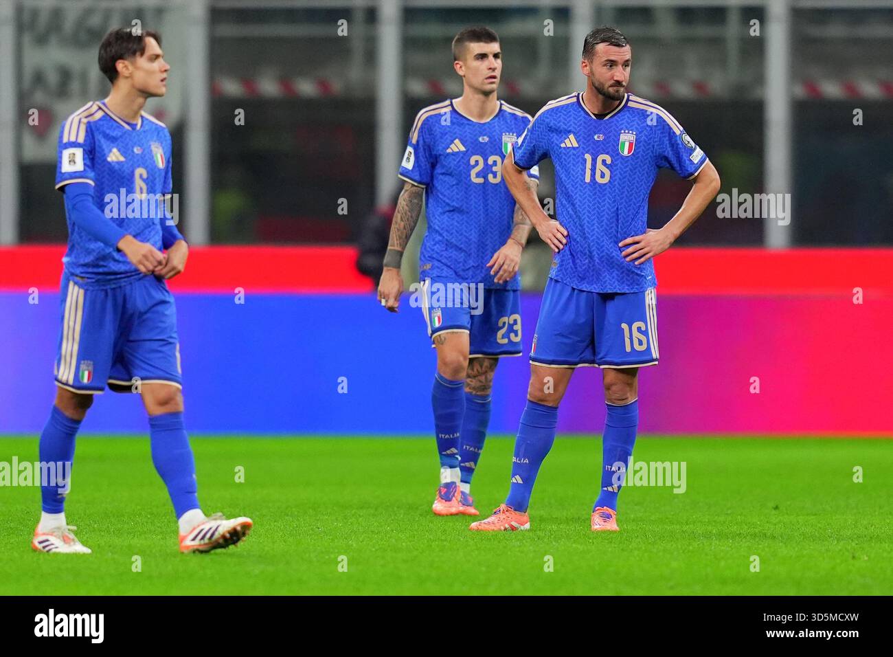 ItalyÕs Bryan Cristante , italyÕs Gianluca Mancini during the match ...