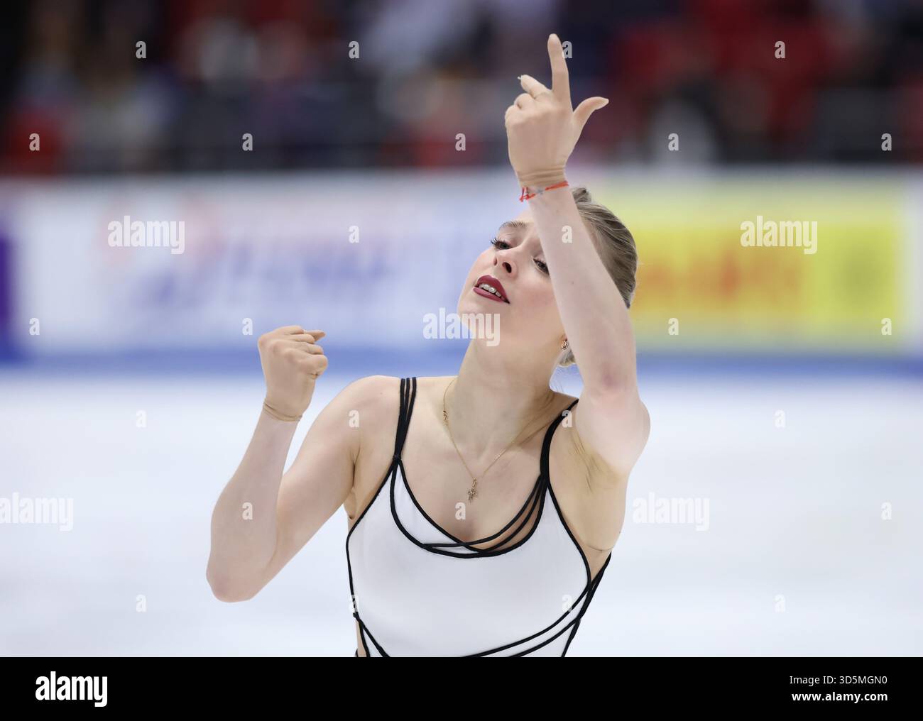 Anastasiia GUBANOVA of Georgia performs in Women's Free Skating of the ...