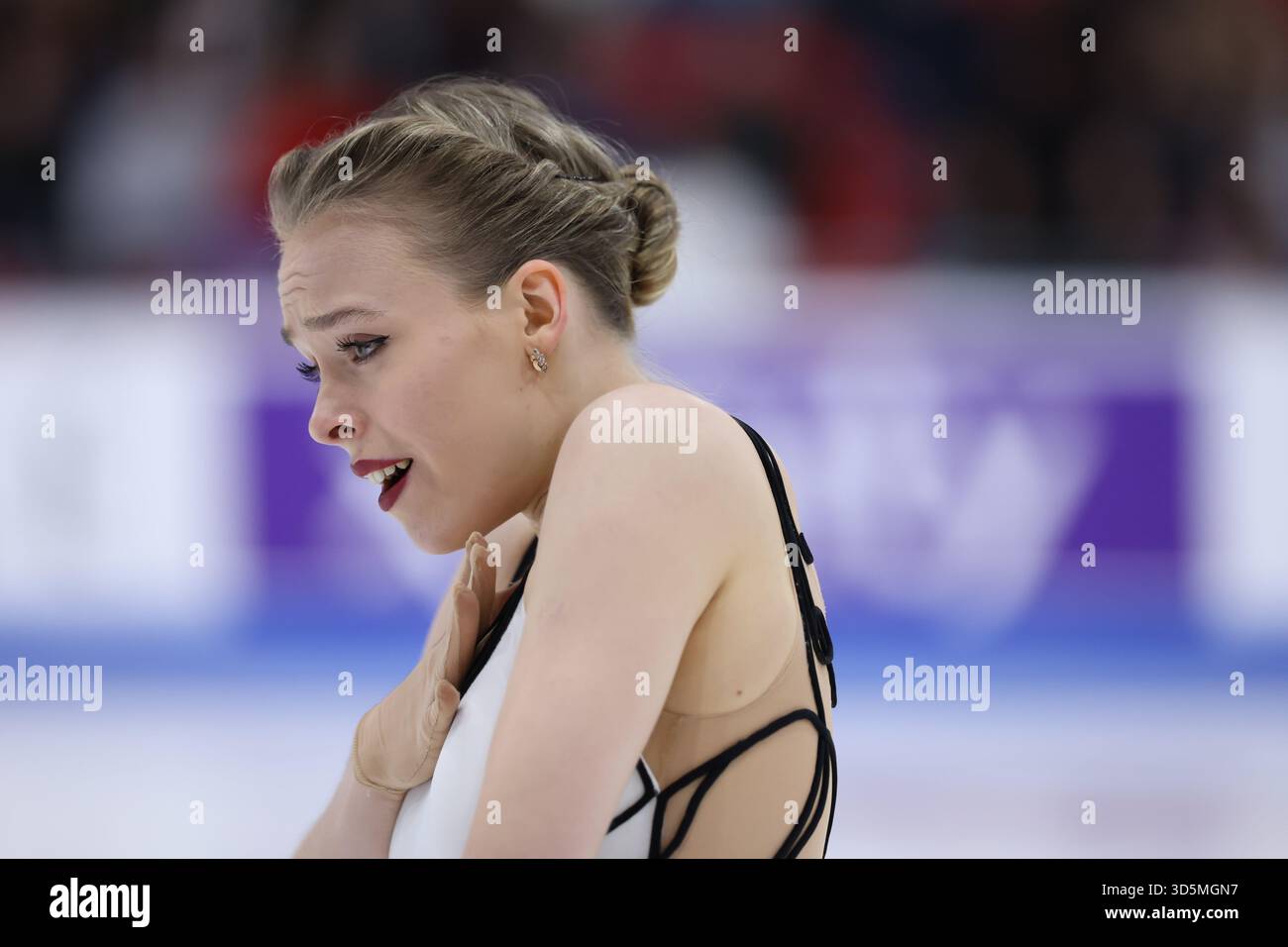 Anastasiia GUBANOVA of Georgia performs in Women's Free Skating of the ...