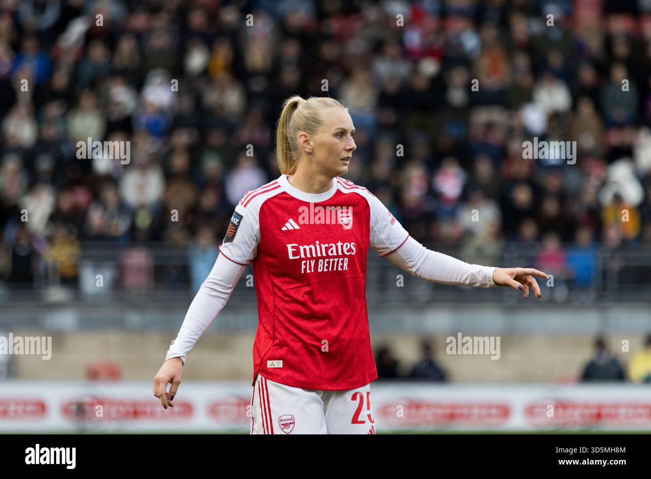 London, UK. 16th Nov 2025. Stina Blackstenius of Arsenal Women during ...