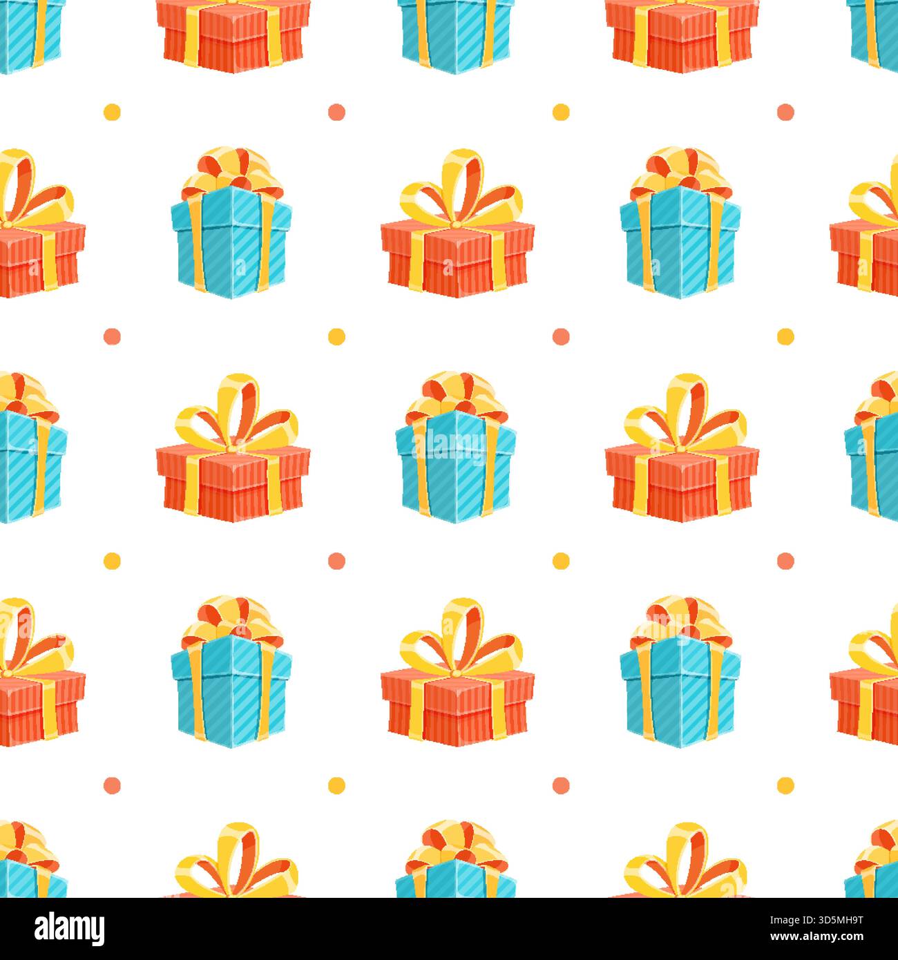 Holiday present wrapped in Stock Vector Images - Alamy
