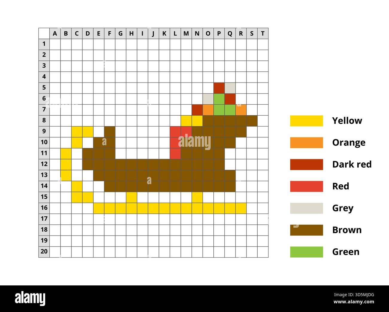 Santa Claus Sledge Cross Stitch Scheme Stock Vector Image & Art - Alamy