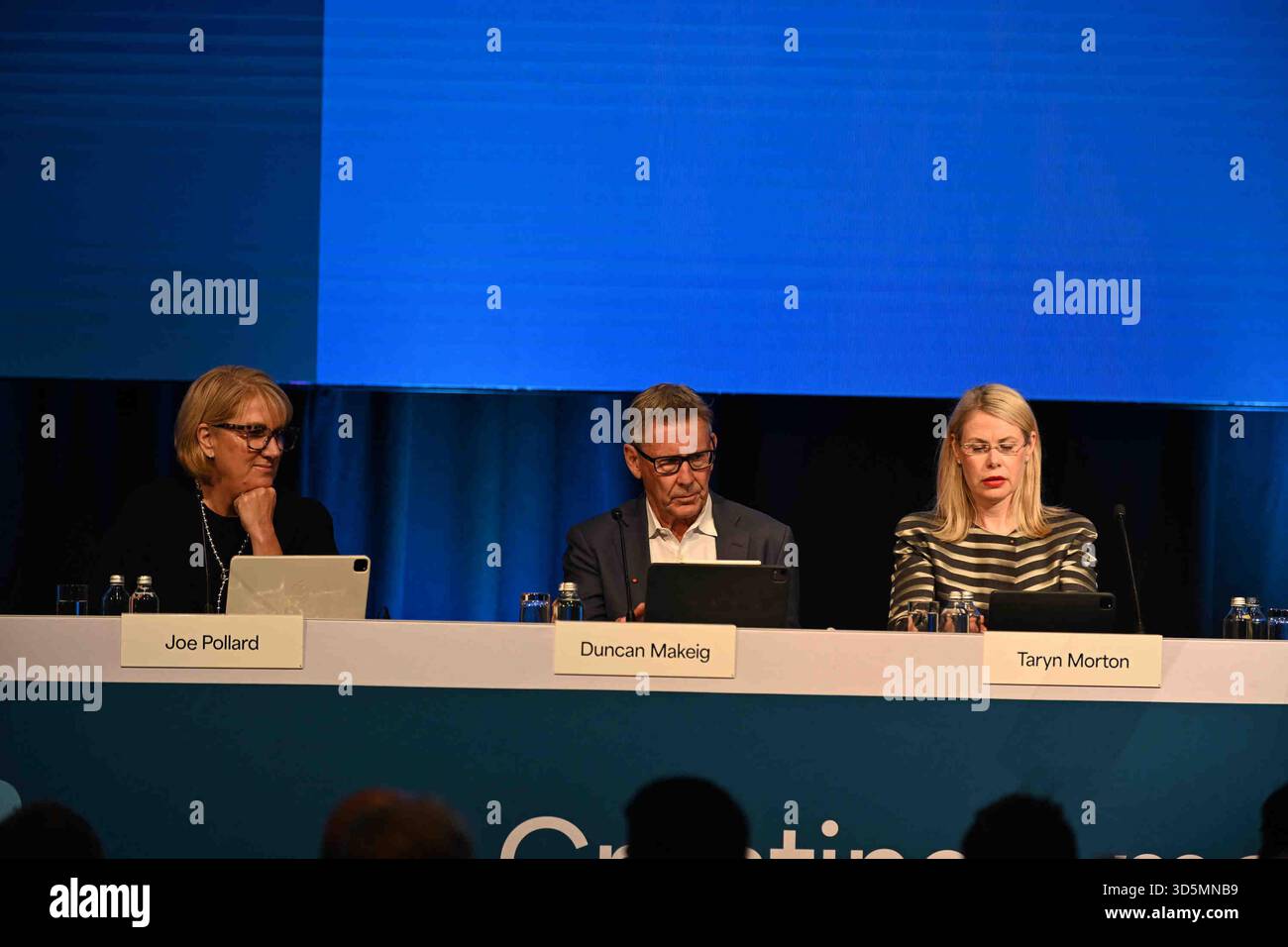 Joe Pollard, Ducan Mekong and Tarin Morton during the Endeavour Group ...