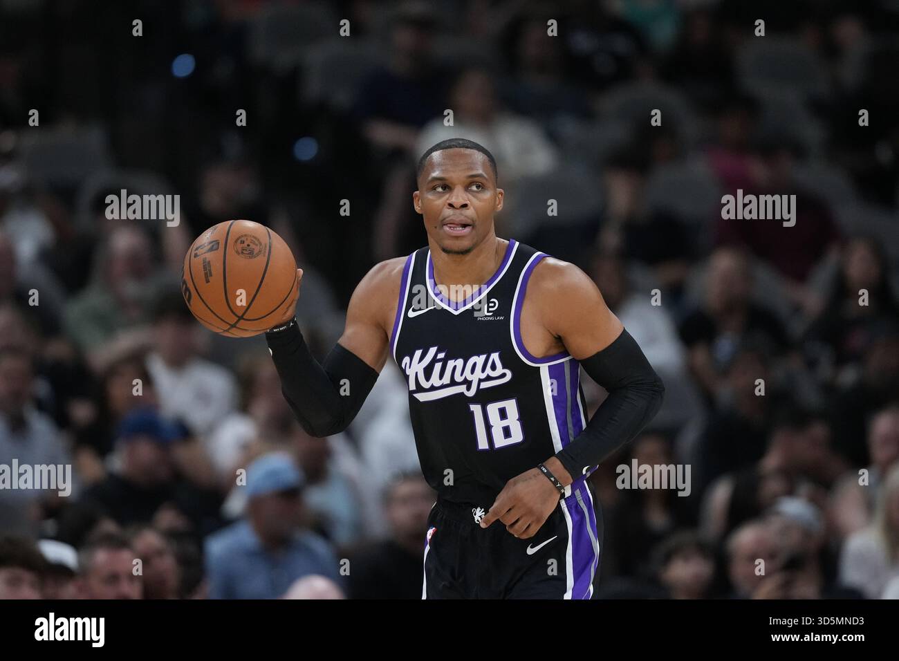 Sacramento Kings guard Russell Westbrook (18) during the first half of ...