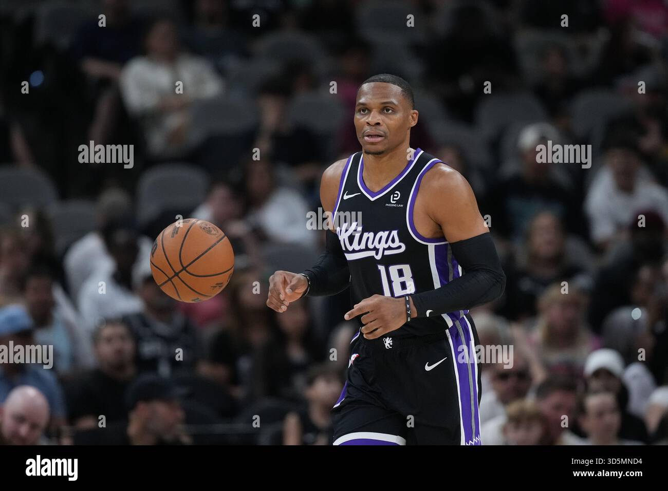 Sacramento Kings guard Russell Westbrook (18) during the first half of ...