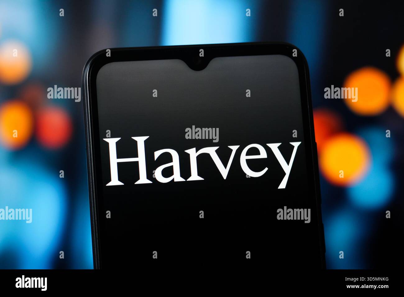 November 16, 2025, Canada: In this photo illustration, the Harvey AI ...