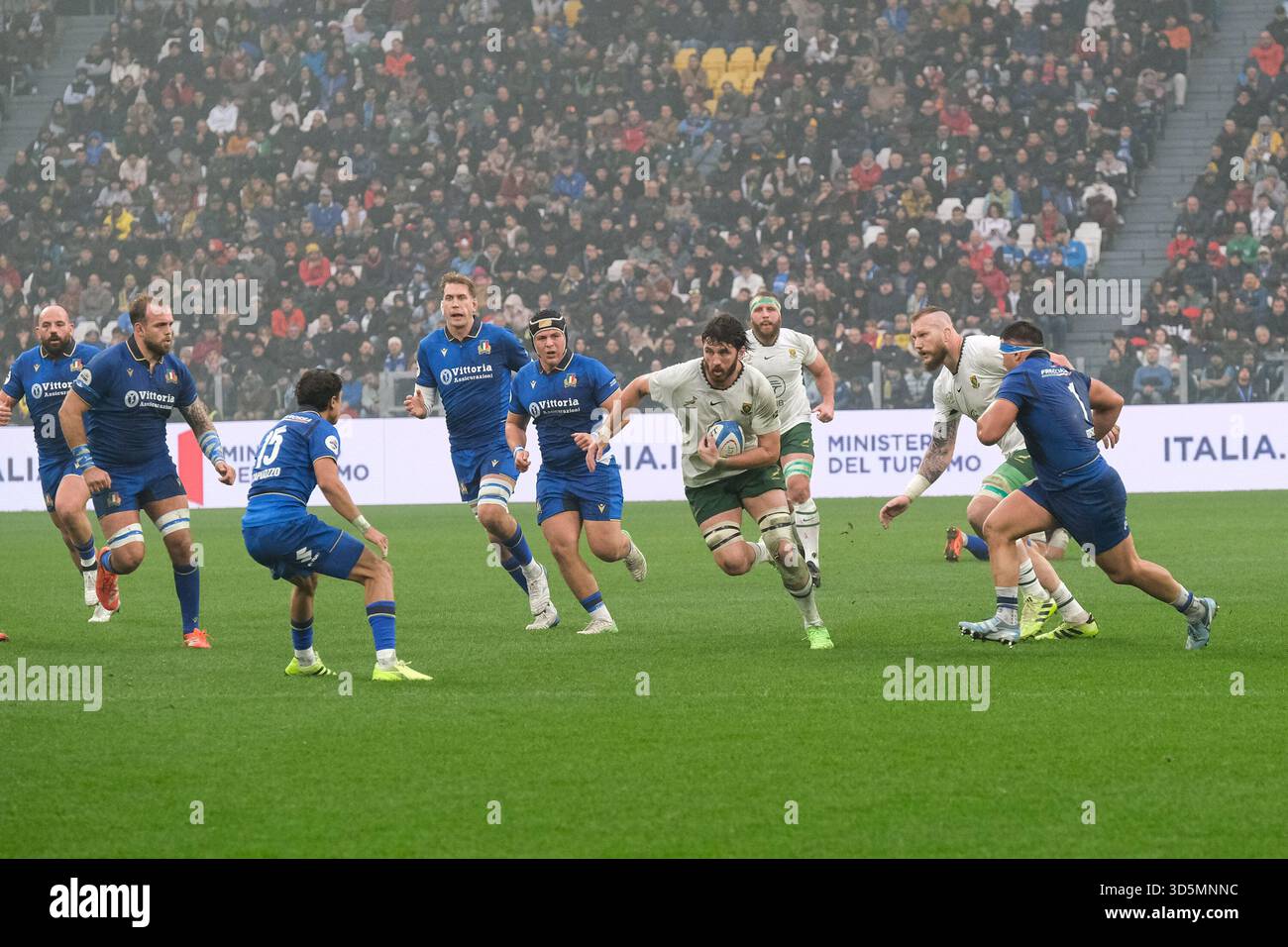 Ruan Nortje of South Africa seen in action during the match between ...