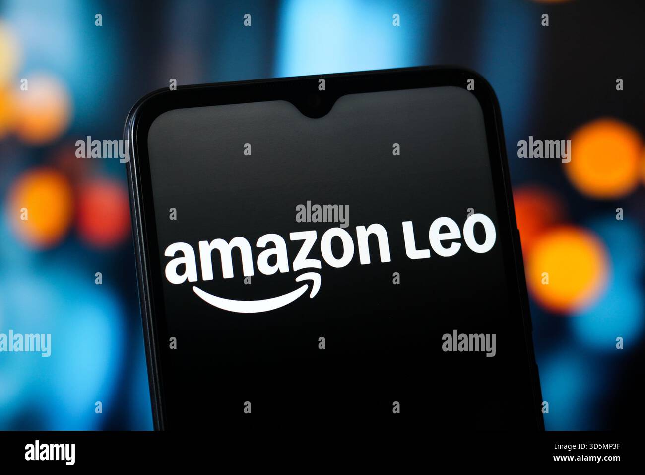 November 16, 2025, Canada: In this photo illustration, the Amazon Leo ...