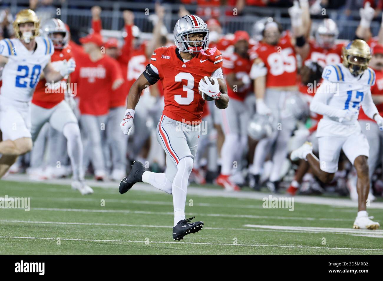 Ohio State defensive back Lorenzo Styles plays against UCLA during an ...
