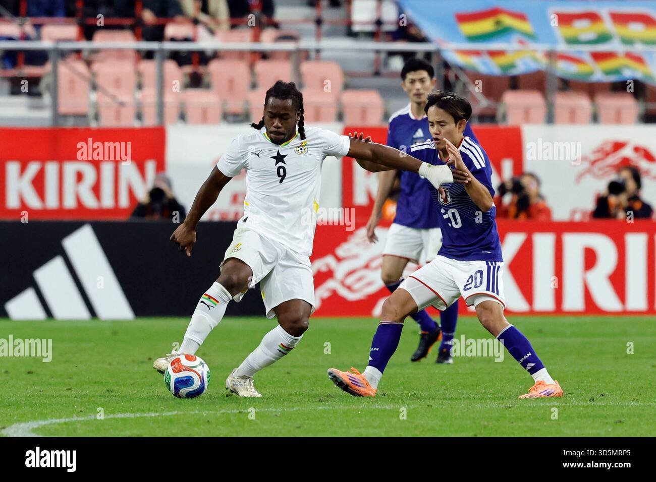 Brandon Solomon Thomas-Asante (GHA), Takefusa Kubo (JPN), NOVEMBER 14, 2025 - Football / Soccer ...