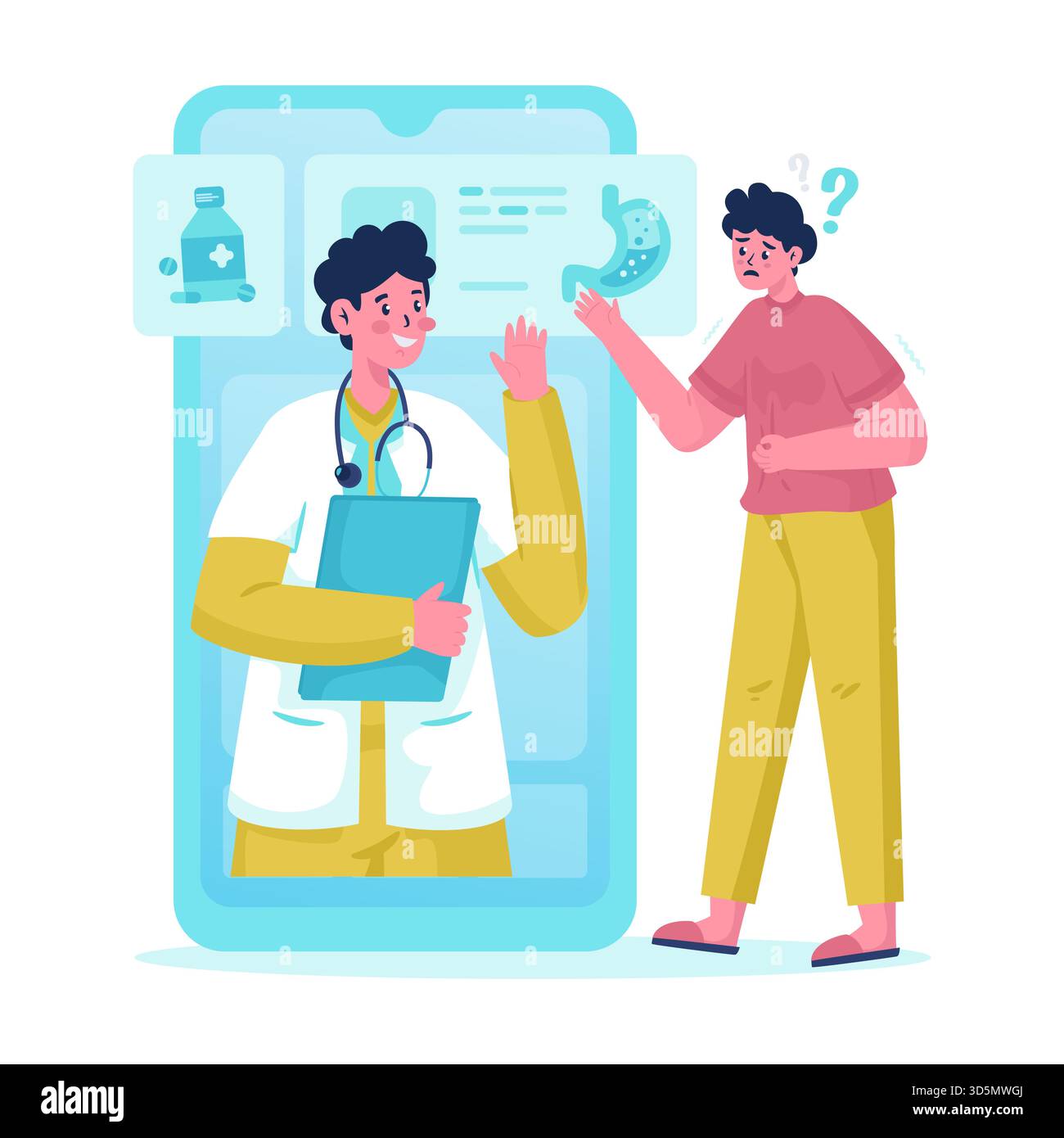 Telemedicine online Stock Vector Images - Alamy