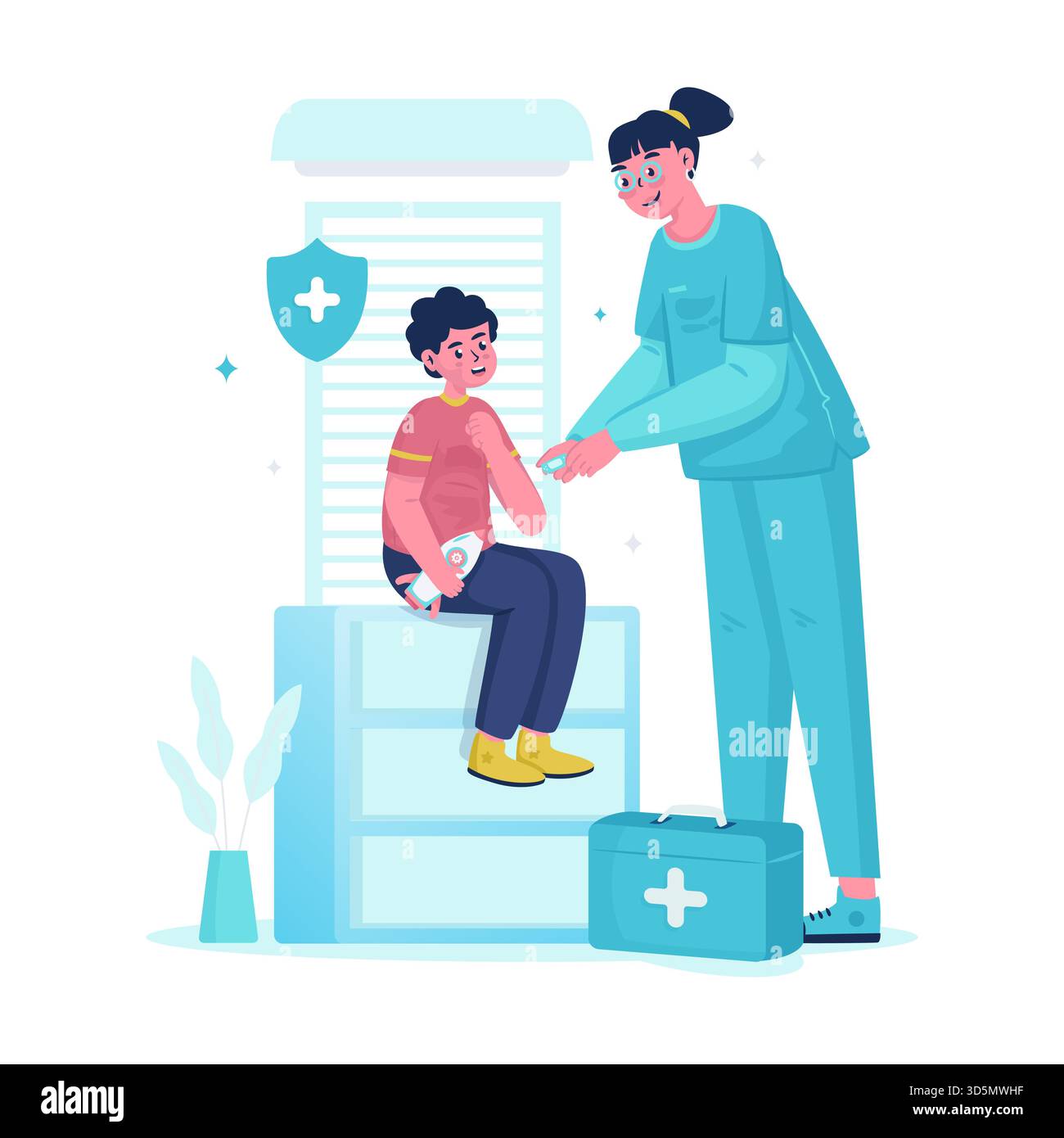 Nurse plaster Cut Out Stock Images & Pictures - Alamy