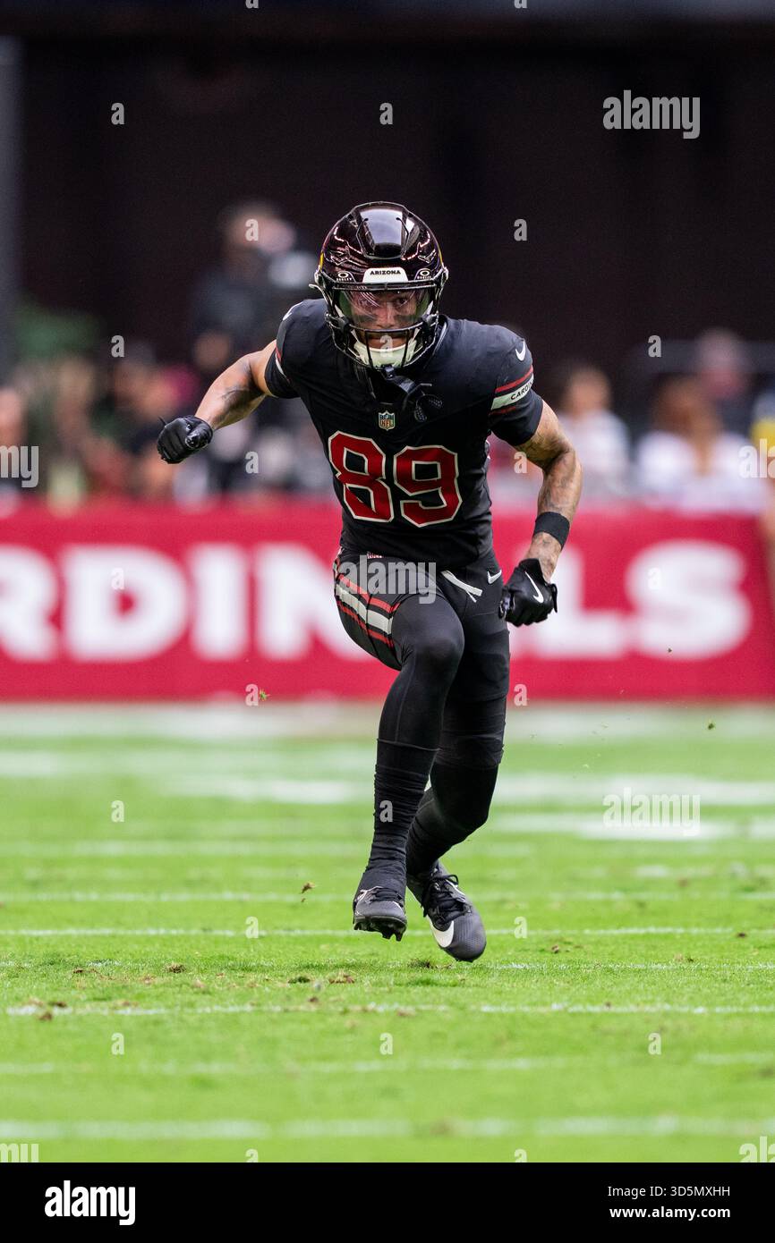 Arizona Cardinals wide receiver Xavier Weaver (89) runs during an NFL ...