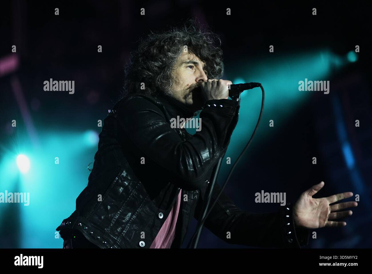 Davey Havok, of the rock band AFI performs during the Corona Capital ...