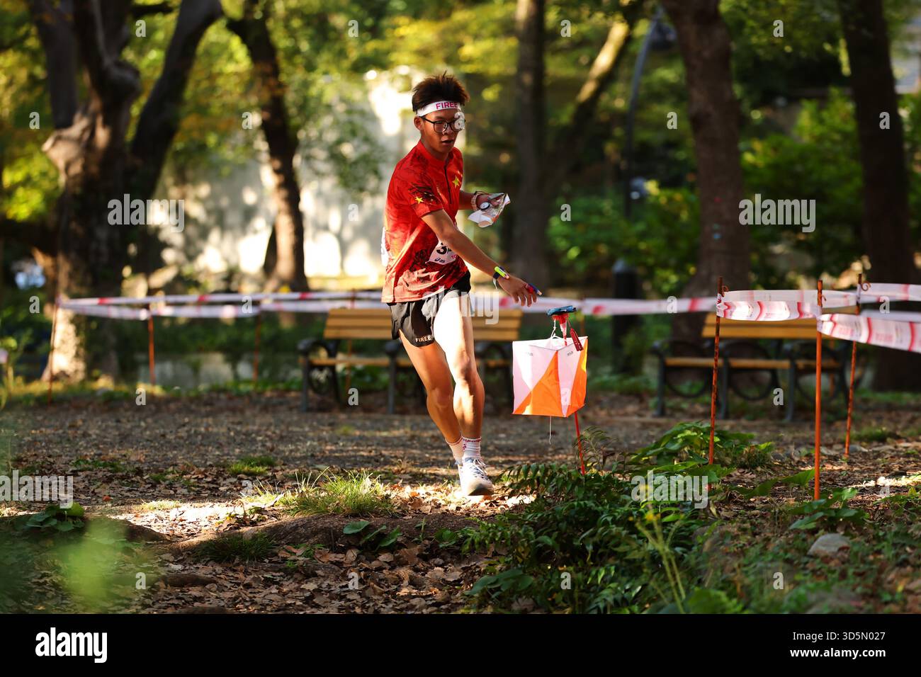 Xiao Bo (CHN), NOVEMBER 16, 2025 - Orienteering : Sprint Relay during ...