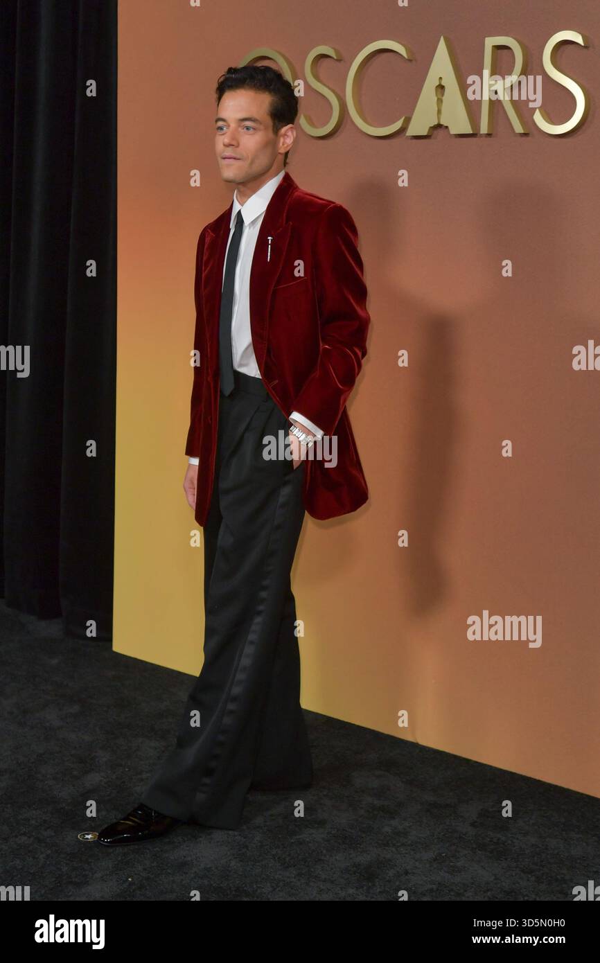 Rami Malek arrives at the 16th Governors Awards on Sunday, Nov. 16 ...