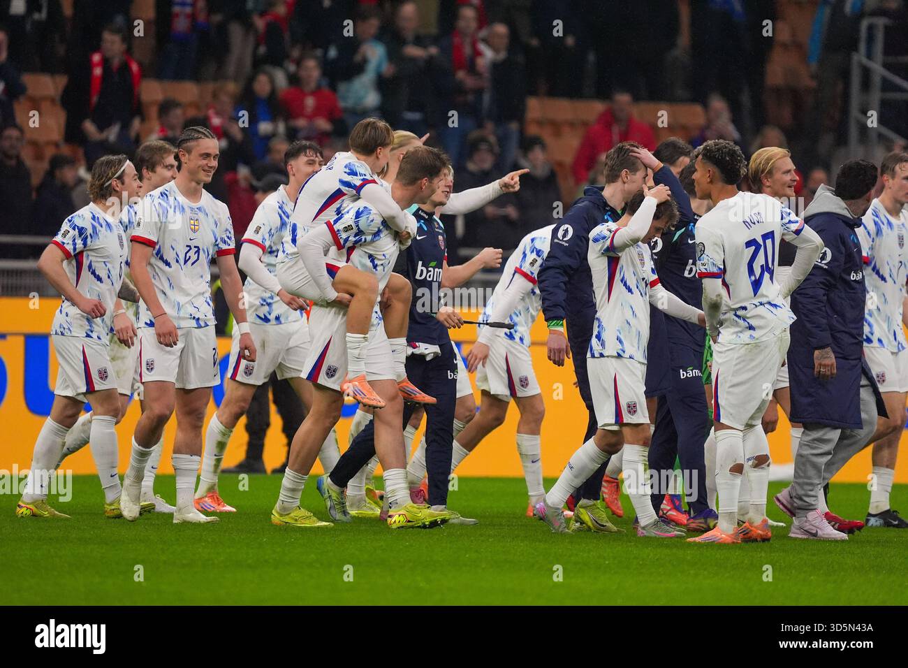 Team Of Norway Win Celebrate During The FIFA World Cup 2026 Qualifiers Team Of Norway Win Celebrate During The FIFA World Cup 2026 Qualifiers