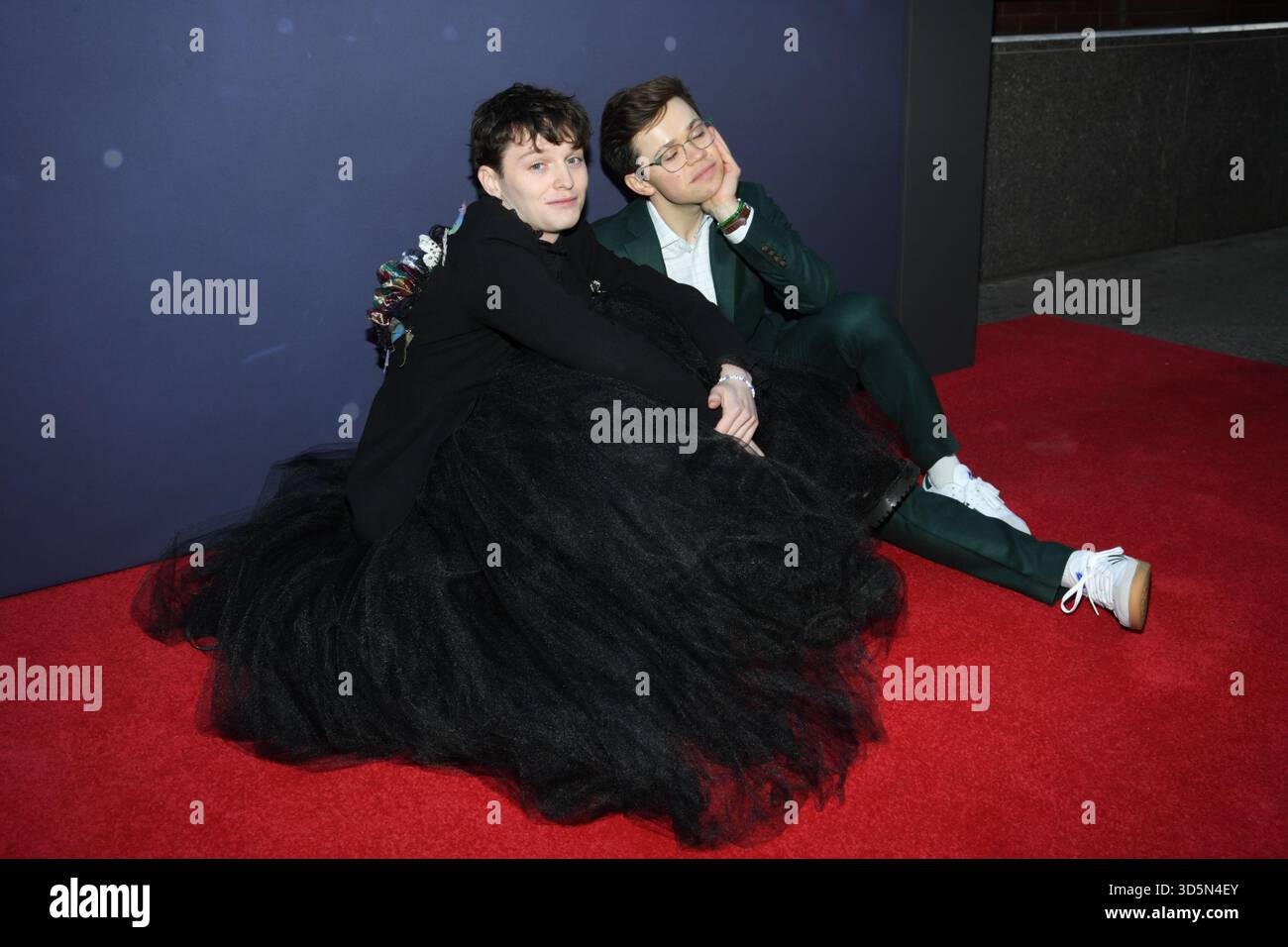 Aidan Close (L) and Emmet Smith attend the Harry Potter and the Cursed ...