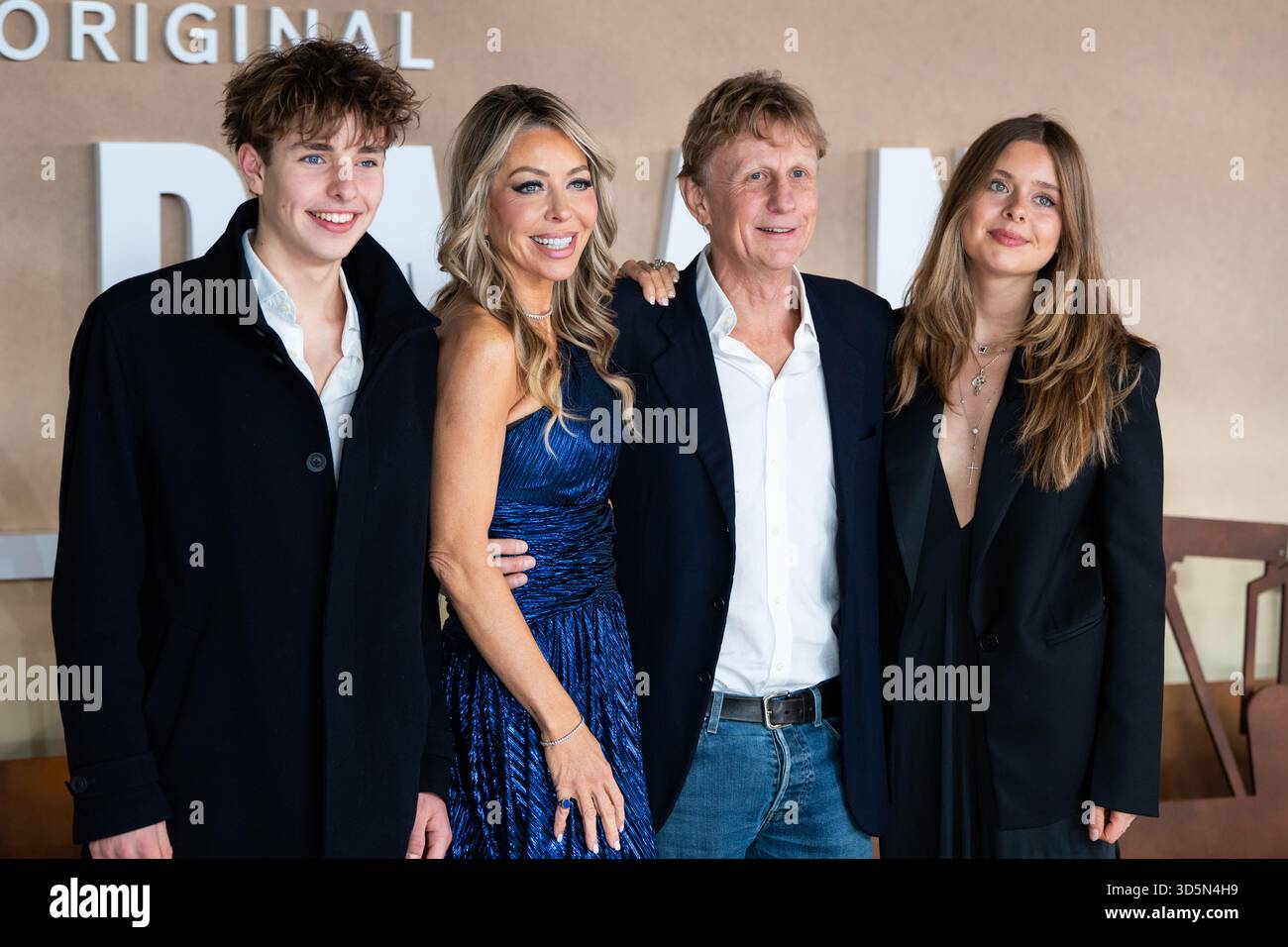 Juliet Mayhew and her family attend the "Landman" Season Two UK ...