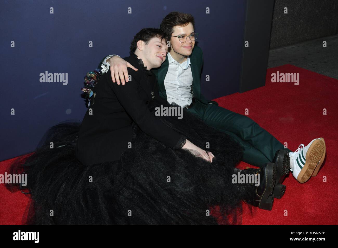 Aidan Close (L) and Emmet Smith attend the Harry Potter and the Cursed ...