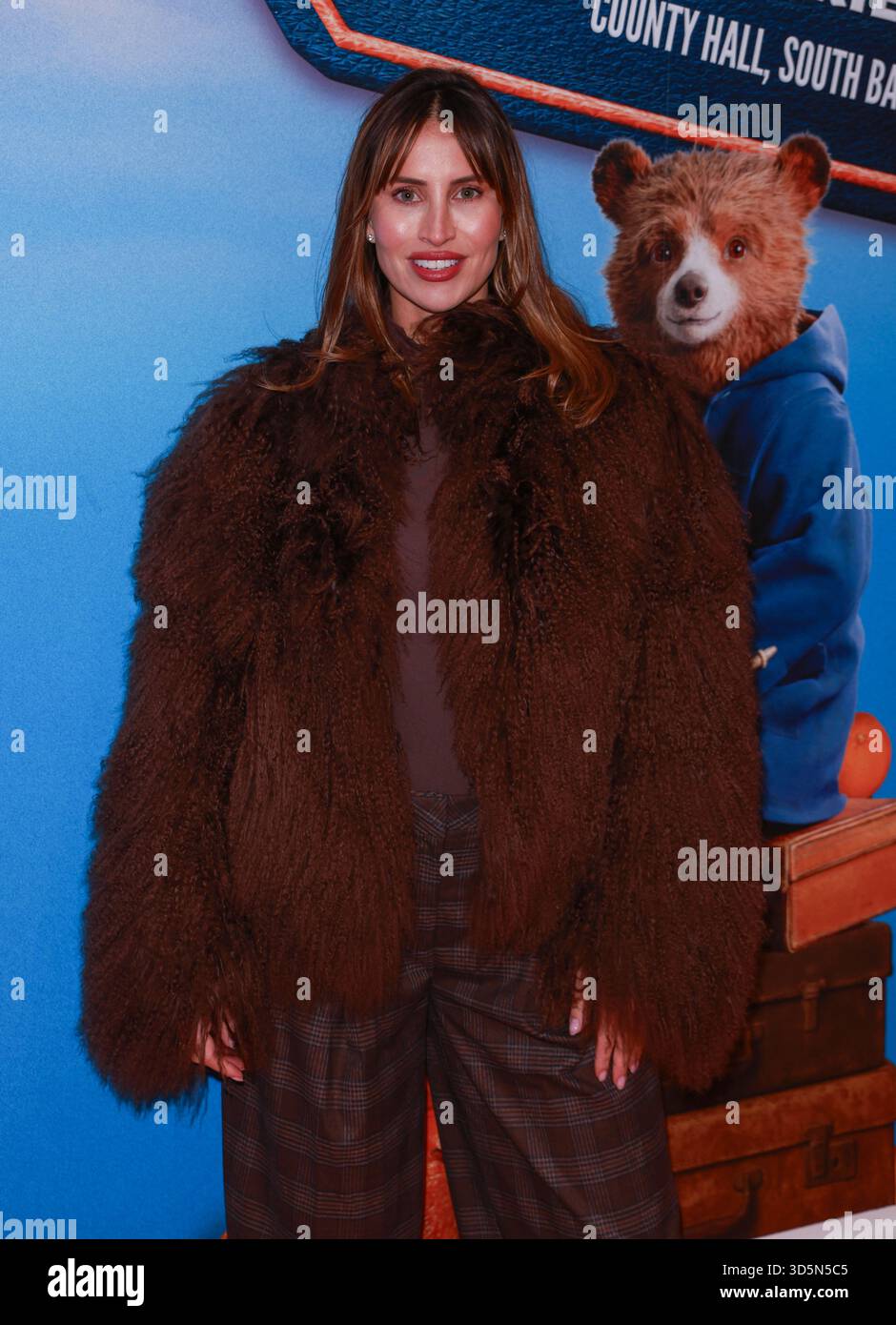 Ferne McCann seen attending The Paddington Bear Festive Experience VIP ...