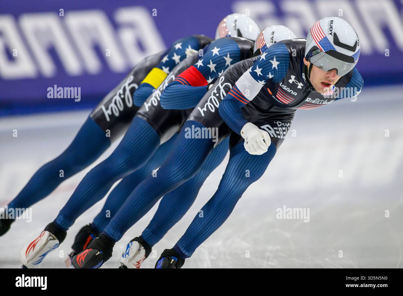 From front to back, United States' Casey Dawson, Emery Lehman and Ethan ...