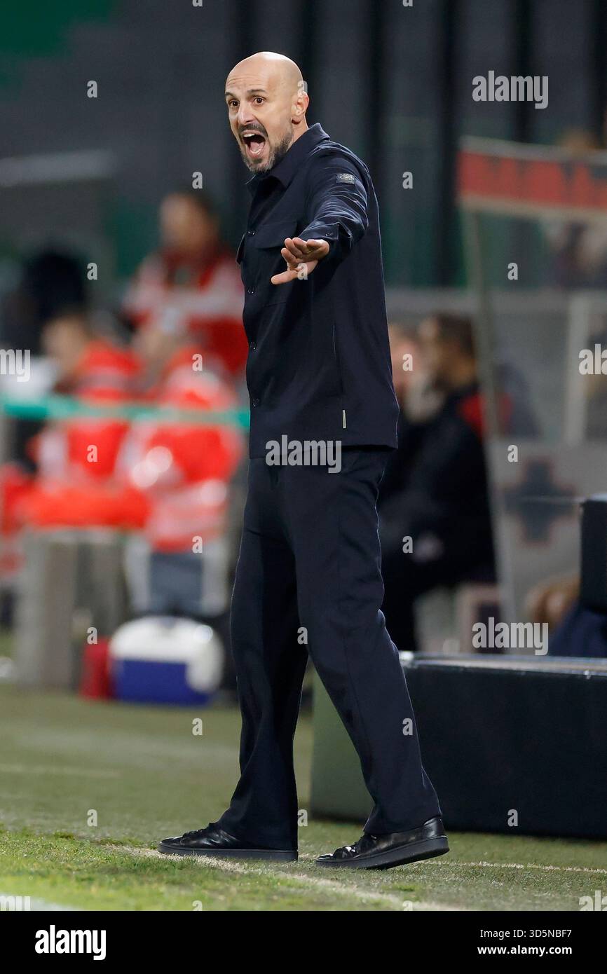 From left to right: Coach Antonio Di Salvo (Germany), November 14, 2025 ...