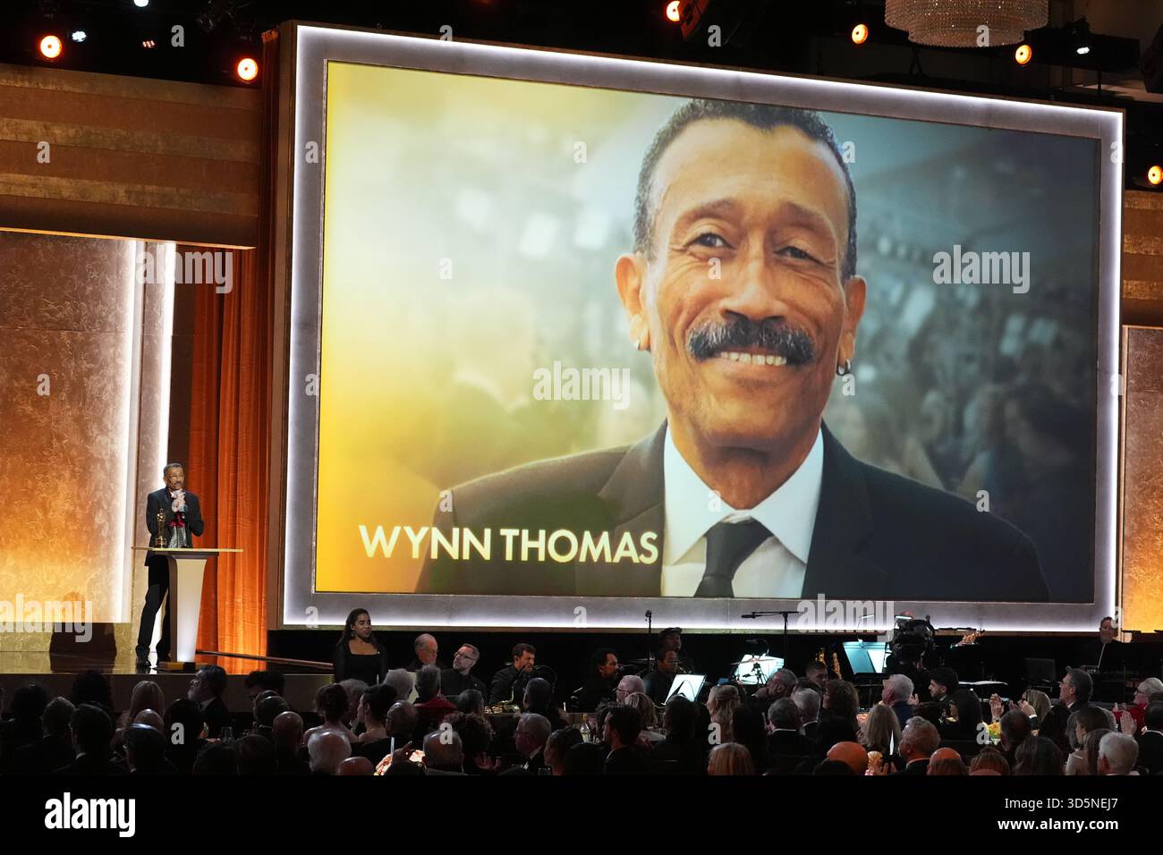 Wynn Thomas receives an Academy honorary award during the 16th Governors Awards on Sunday, Nov ...