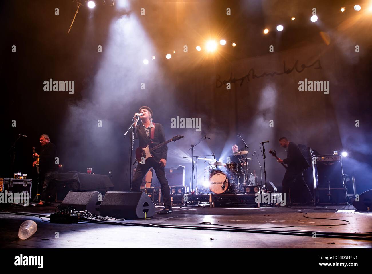 London, Babyshambles play at Brixton Academy. Pictured: (L-R) Mick ...