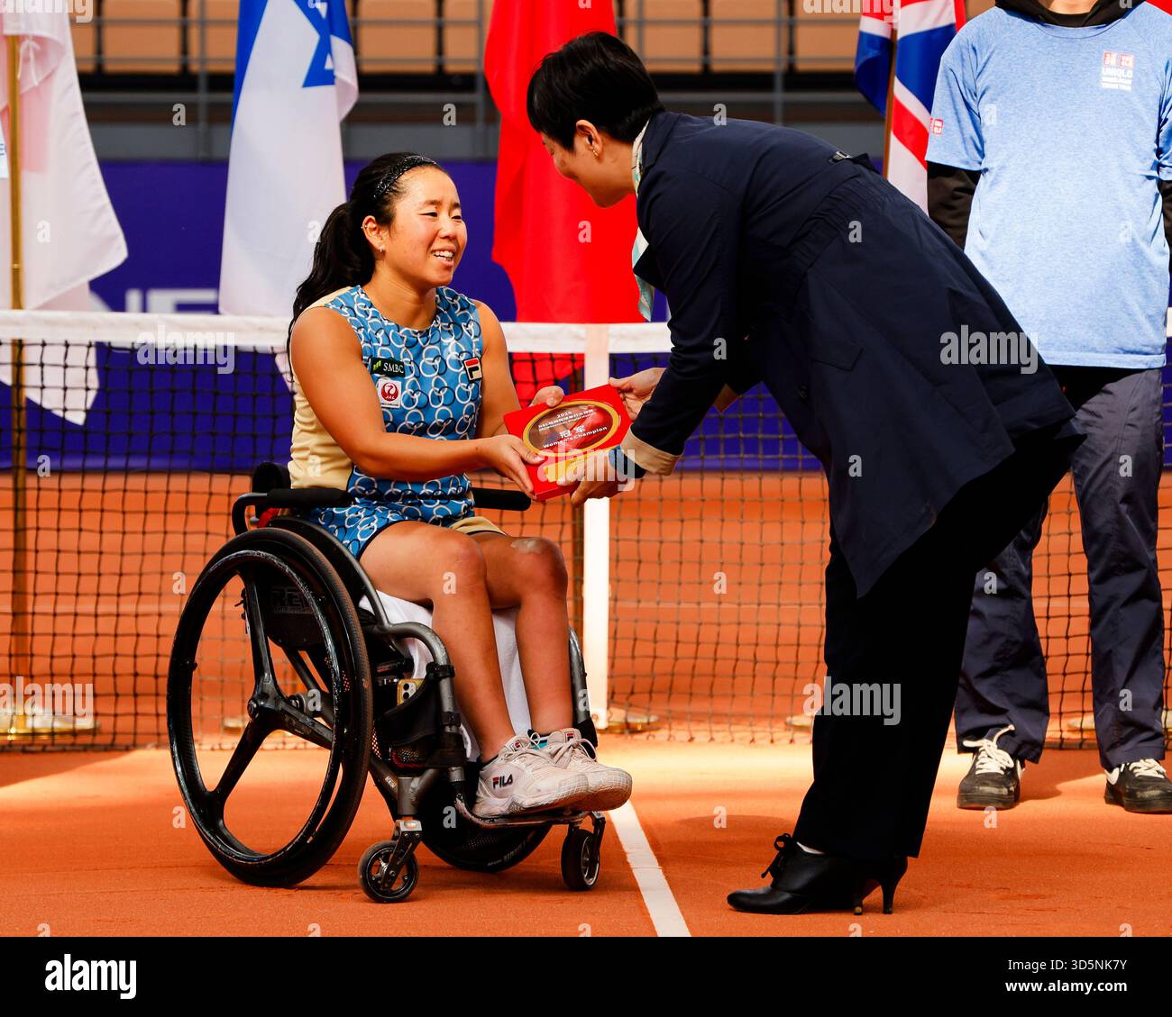 Yui Kamiji (JPN) during the 2025 Wheelchair Tennis Masters, 16 Nov 2025 ...