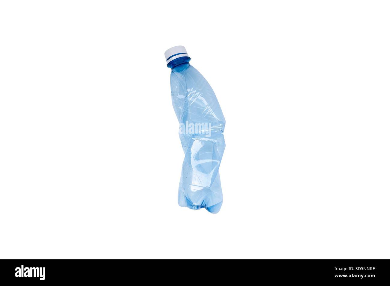 water bottle crumpled isolate Stock Photo - Alamy