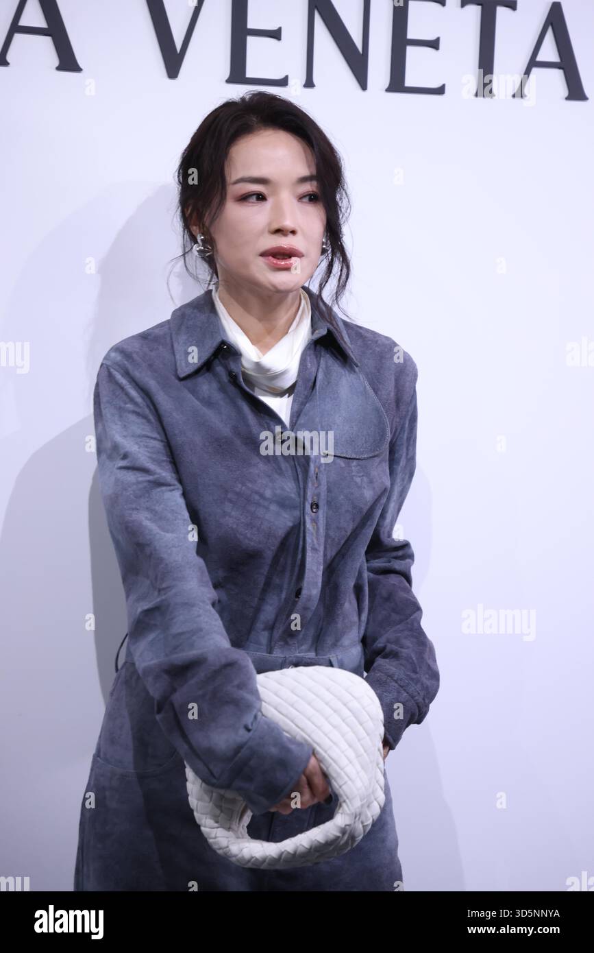 Hong Kong-Taiwanese actress and model Shu Qi attends an activity in ...