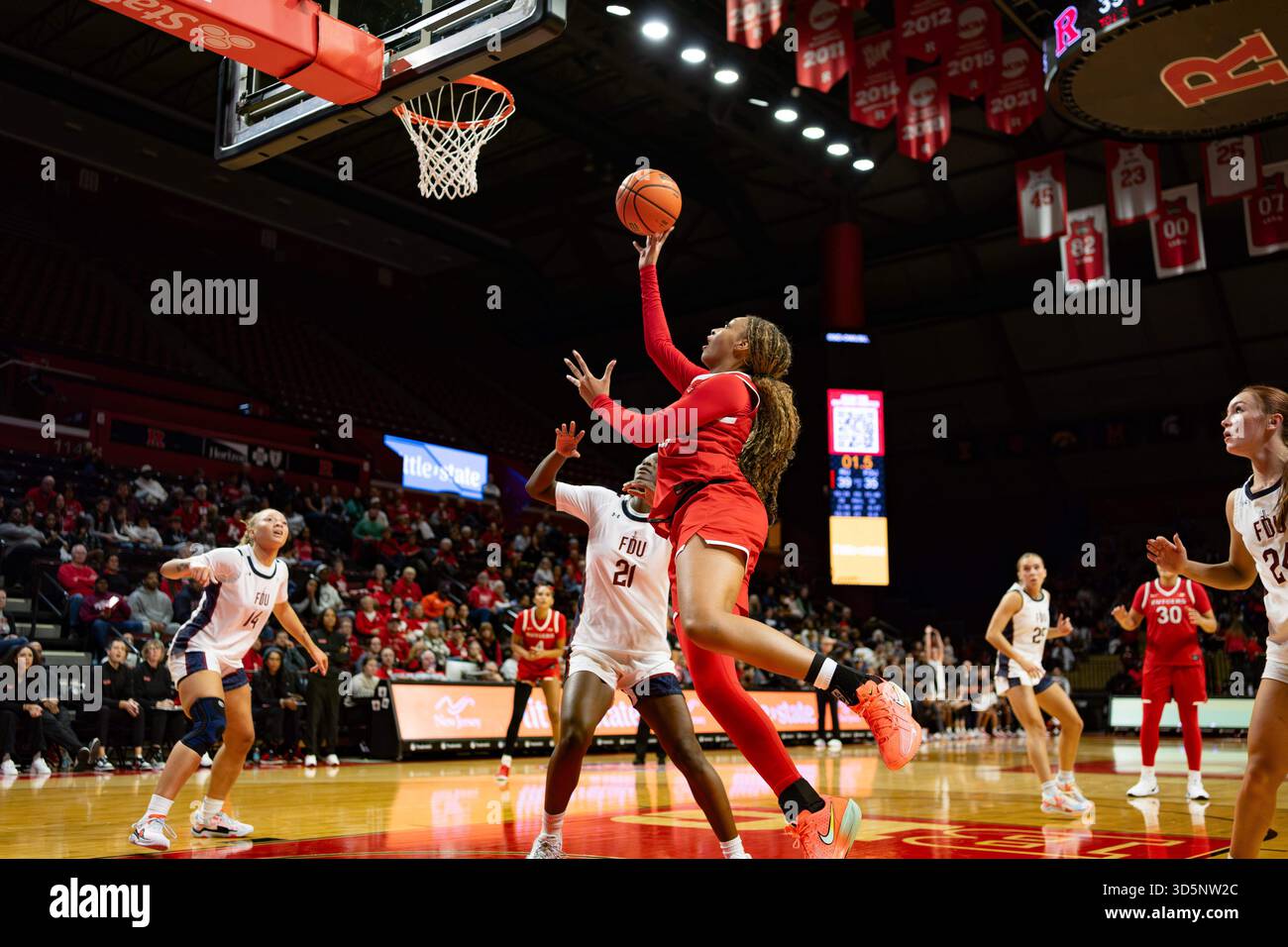 November 16, 2025, Piscataway, New Jersey, USA: Rutgers Scarlet Knights ...