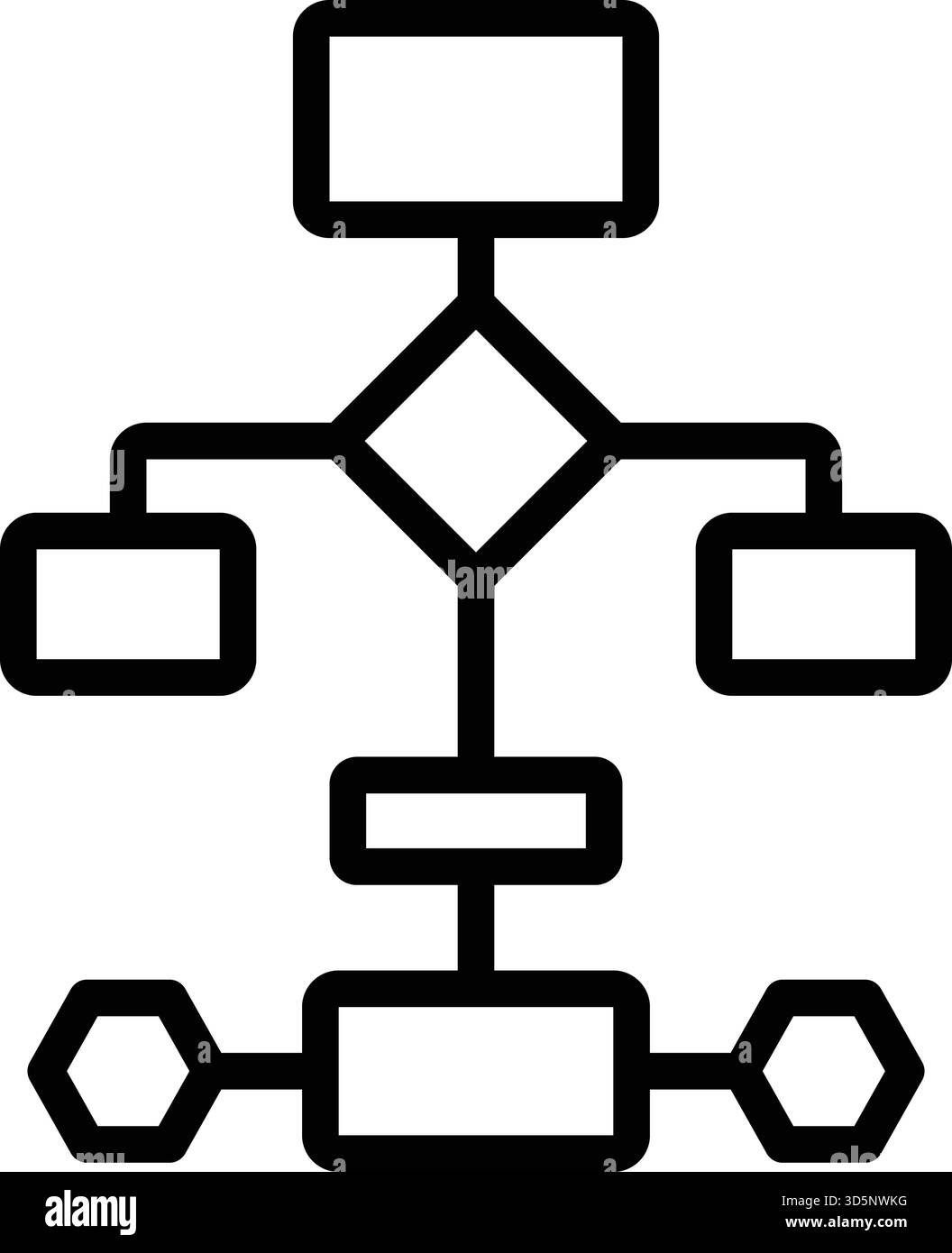 Icon for process flowchart, process Stock Vector Image & Art - Alamy