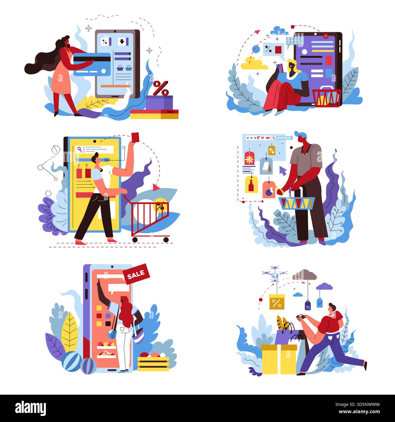 Men buying Stock Vector Images - Alamy