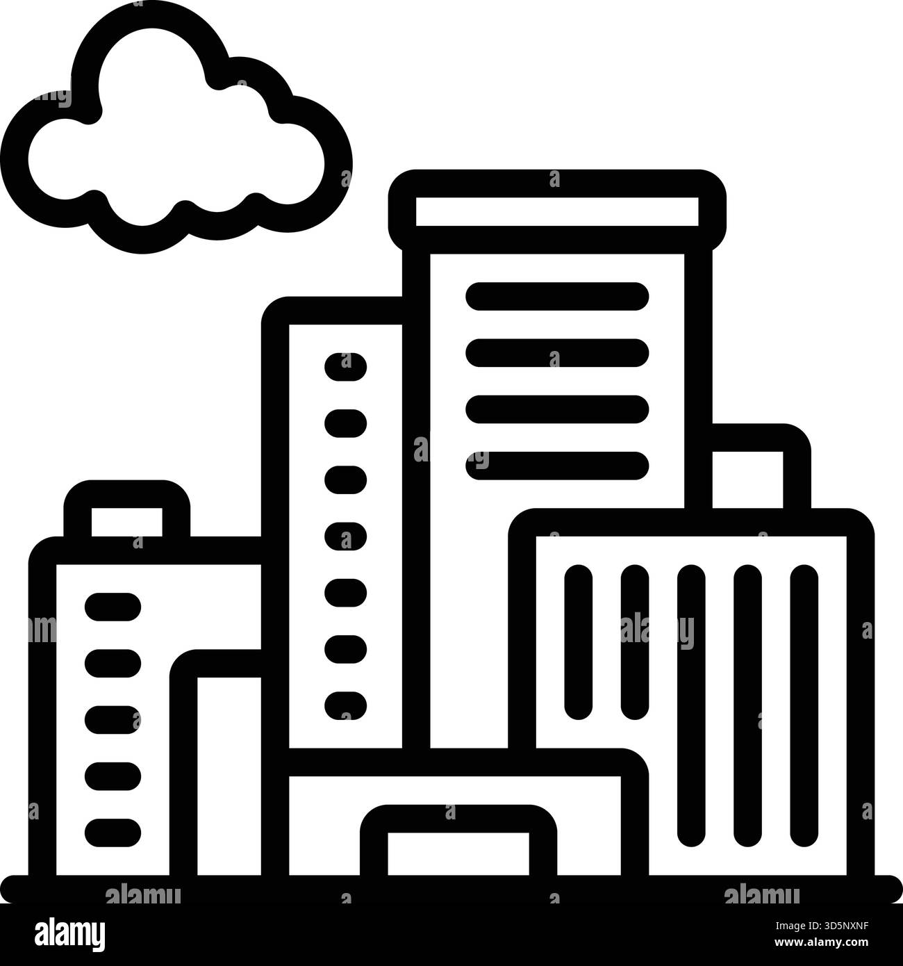 Urbanization vector vectors Cut Out Stock Images & Pictures - Alamy