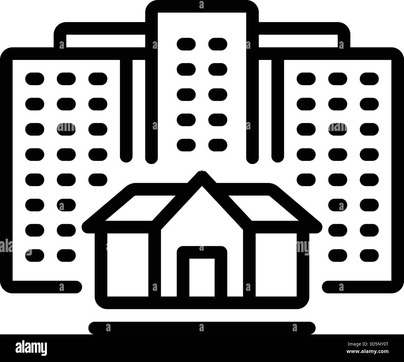 Icon for residents, building Stock Vector Image & Art - Alamy